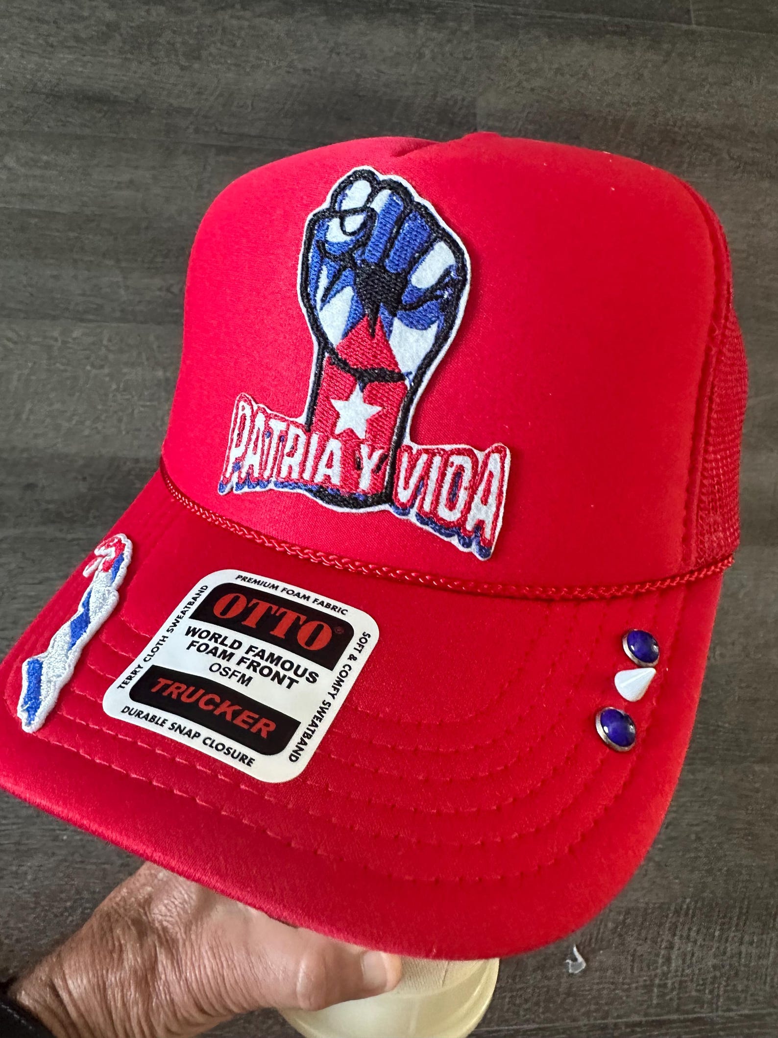 Trucker Hat--patria Y Vida, Cuba Libre, Gorra Sombrero Asere Que Bola ...