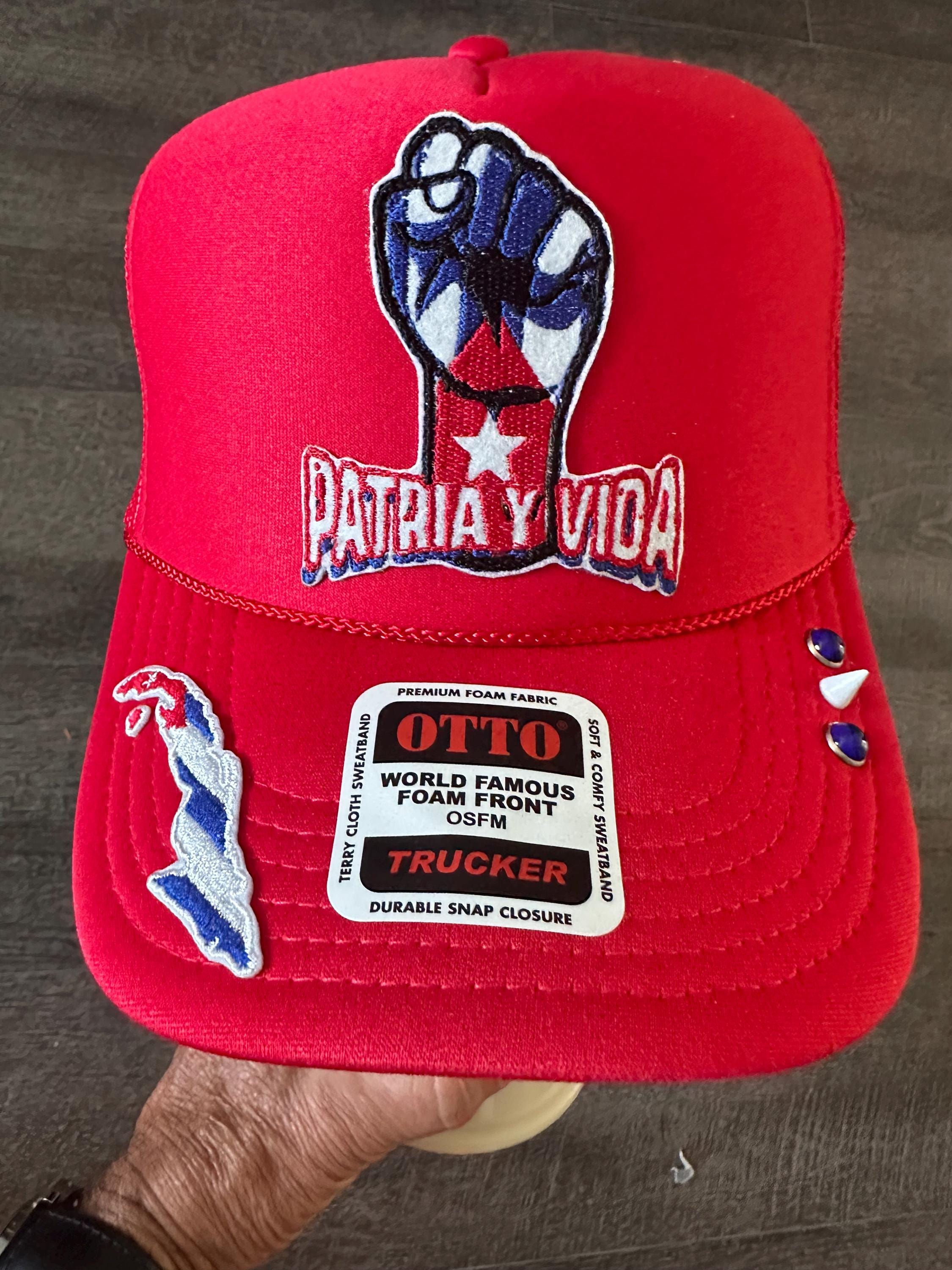 Trucker Hat--patria Y Vida, Cuba Libre, Gorra Sombrero Asere Que Bola ...