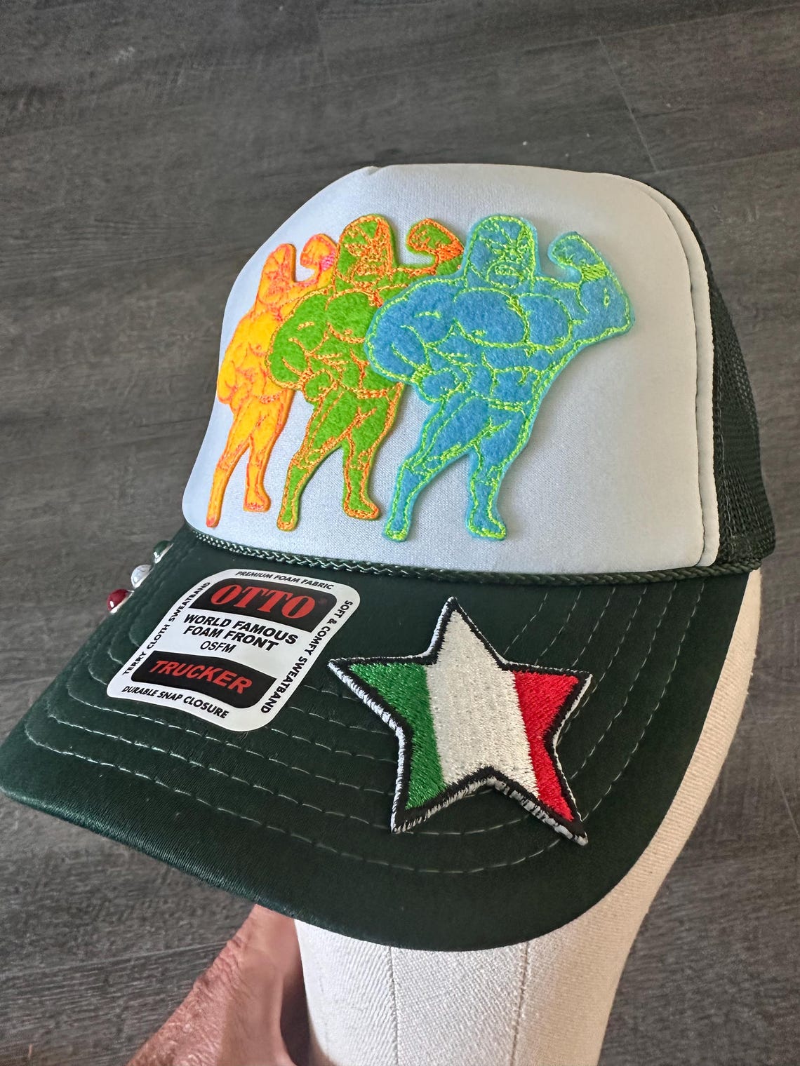 Lucha Libre Trucker Hat. Custom Patch Hat, Gorra, Sombrero, Mexico Orgullo, A La Madre, - Etsy