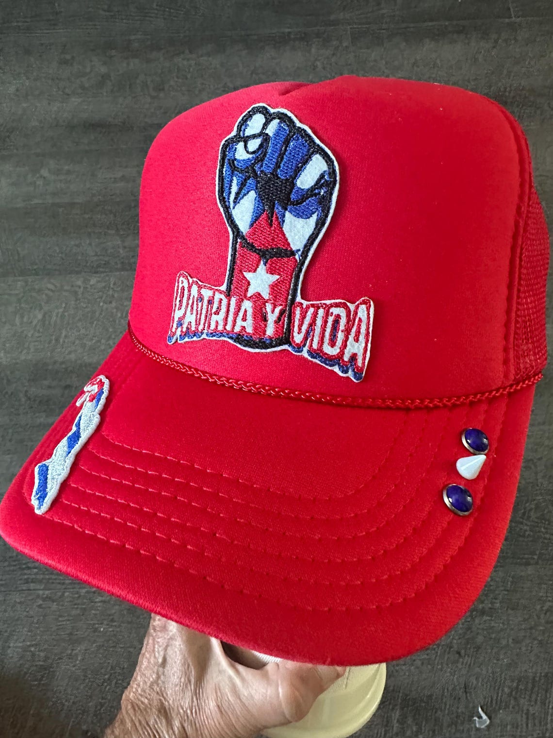 Trucker Hat--patria Y Vida, Cuba Libre, Gorra Sombrero Asere Que Bola ...