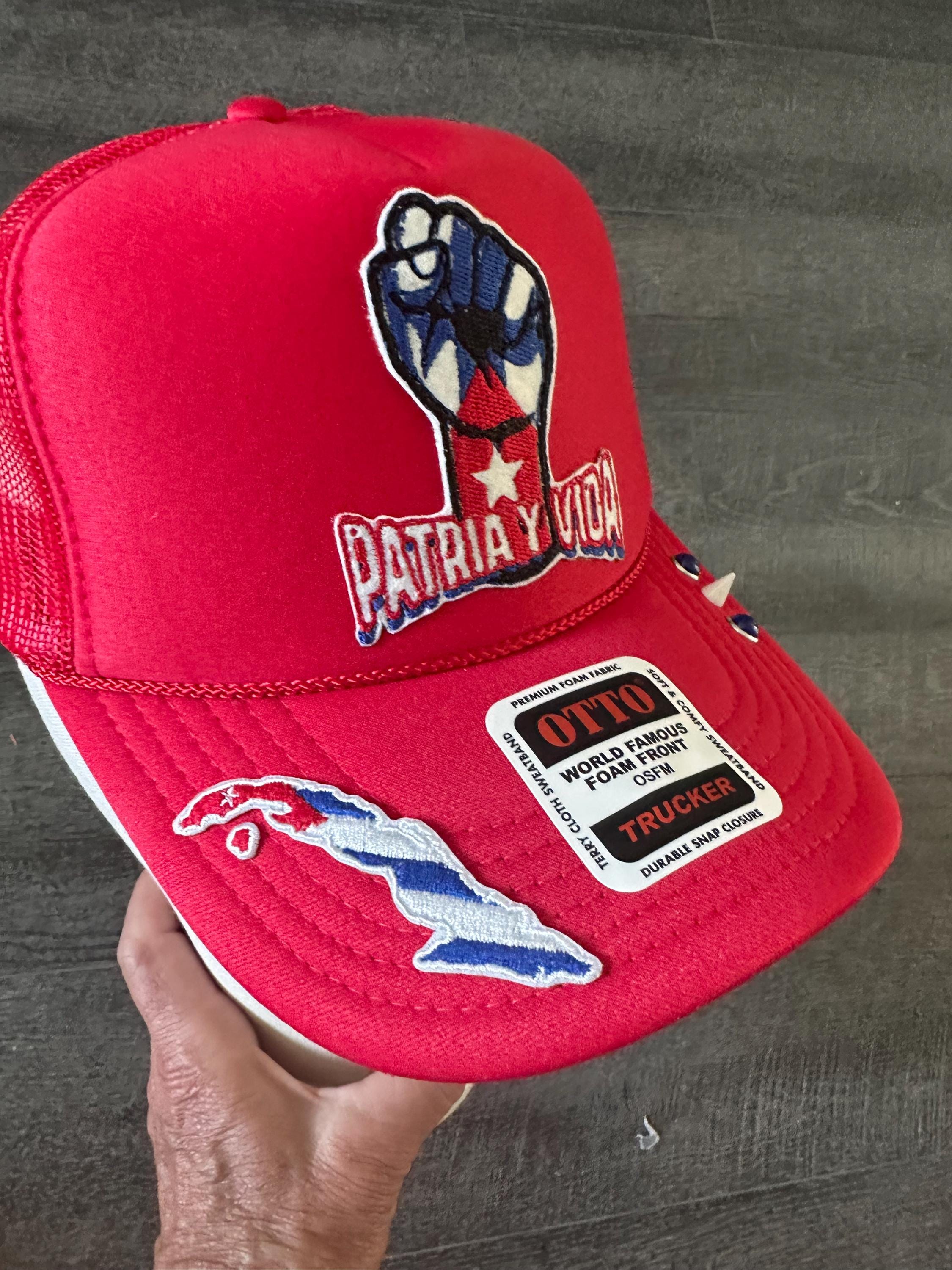 Trucker Hat--patria Y Vida, Cuba Libre, Gorra Sombrero Asere Que Bola ...