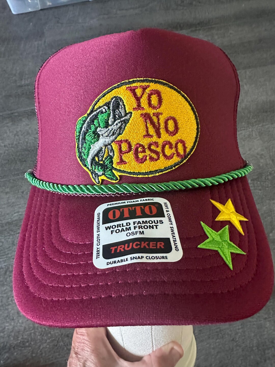 Spanish Trucker Hatyo No Pesco, Fishing Hat, Humor, Custom Hat, Latino ...