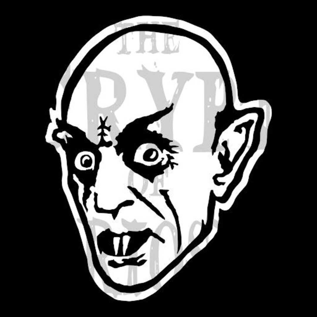 Nosferatu Vinyl Decal Halloween Christmas Handmade Bumper Sticker for ...