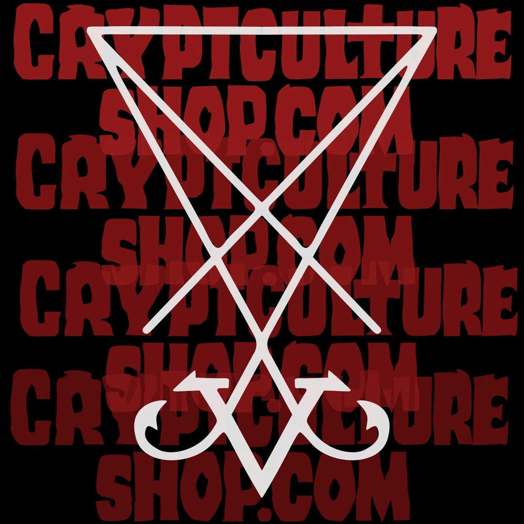 Sigil of Lucifer Vinyl Decal Sticker - Etsy