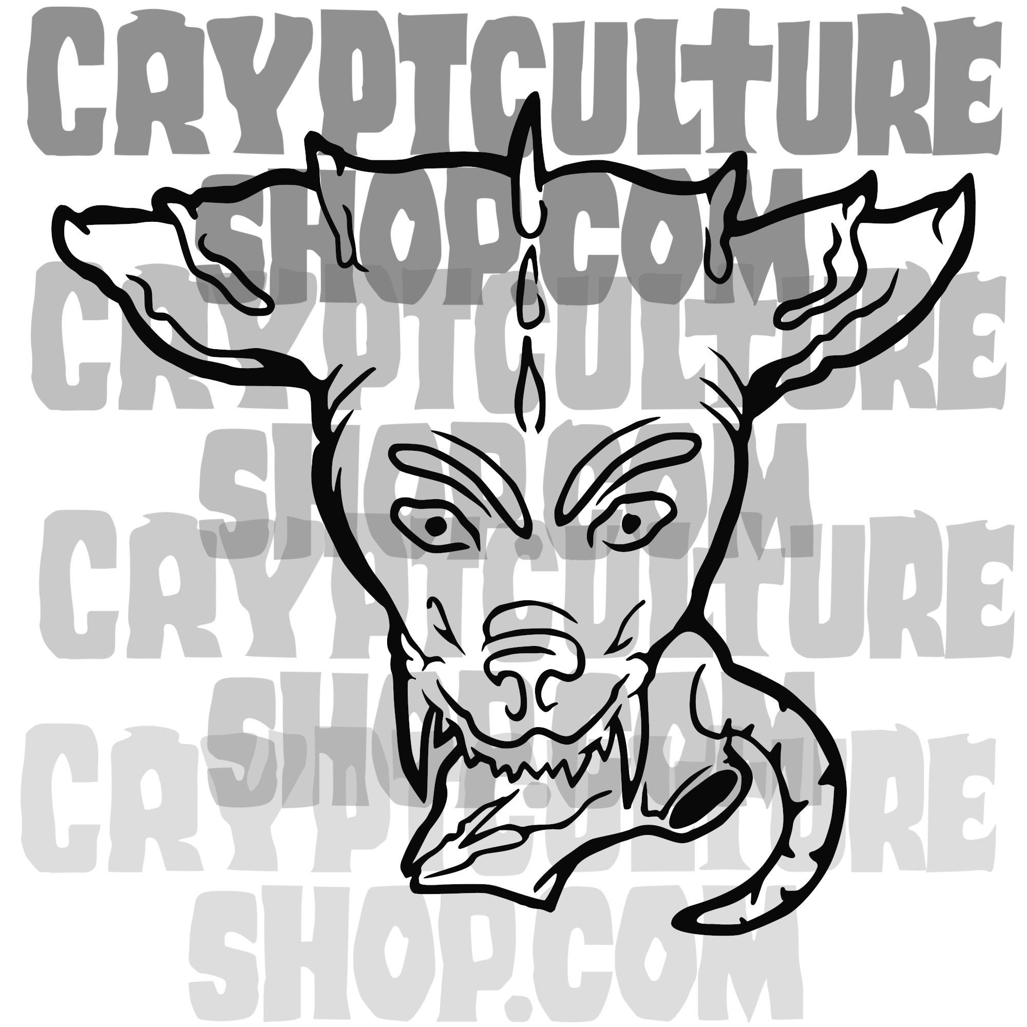 El Chupacabra Cryptid Vinyl Decal Sticker - Etsy