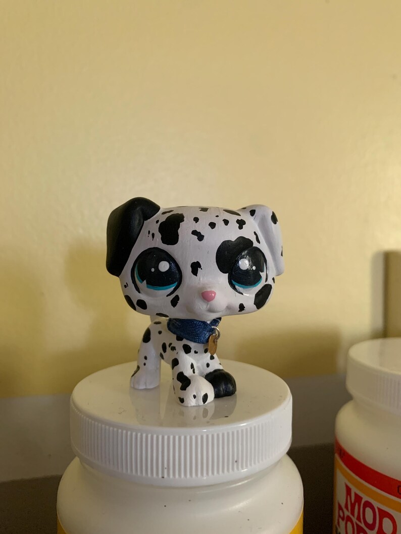 Hand- Painted OOKA Dalmatian Dog LPS Custom Littlest Pet Shop - Etsy