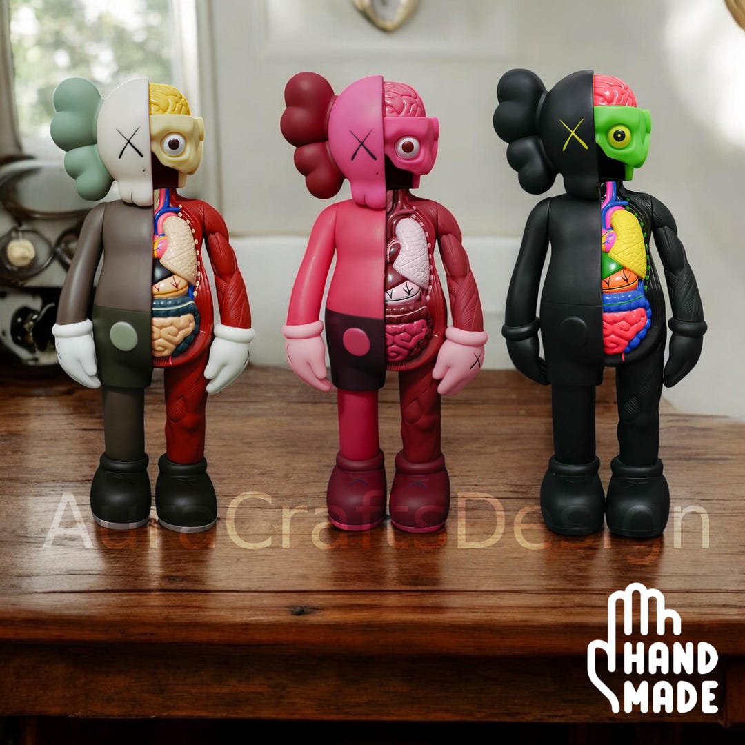 Inspired by KAWS Anatomy Doll Modern Art Companion Figure Hypebeast ...