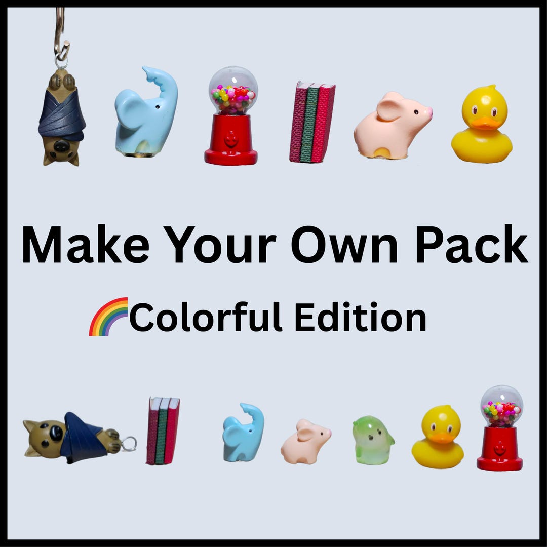 Resin Hinge Head Toppers Colorful Pack Custom Mix Match Magnetic Door ...