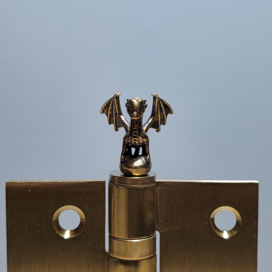 Magnetic Dragon Figure Hinge Head Topper 1-10 Set , Fantasy Door Hinge ...