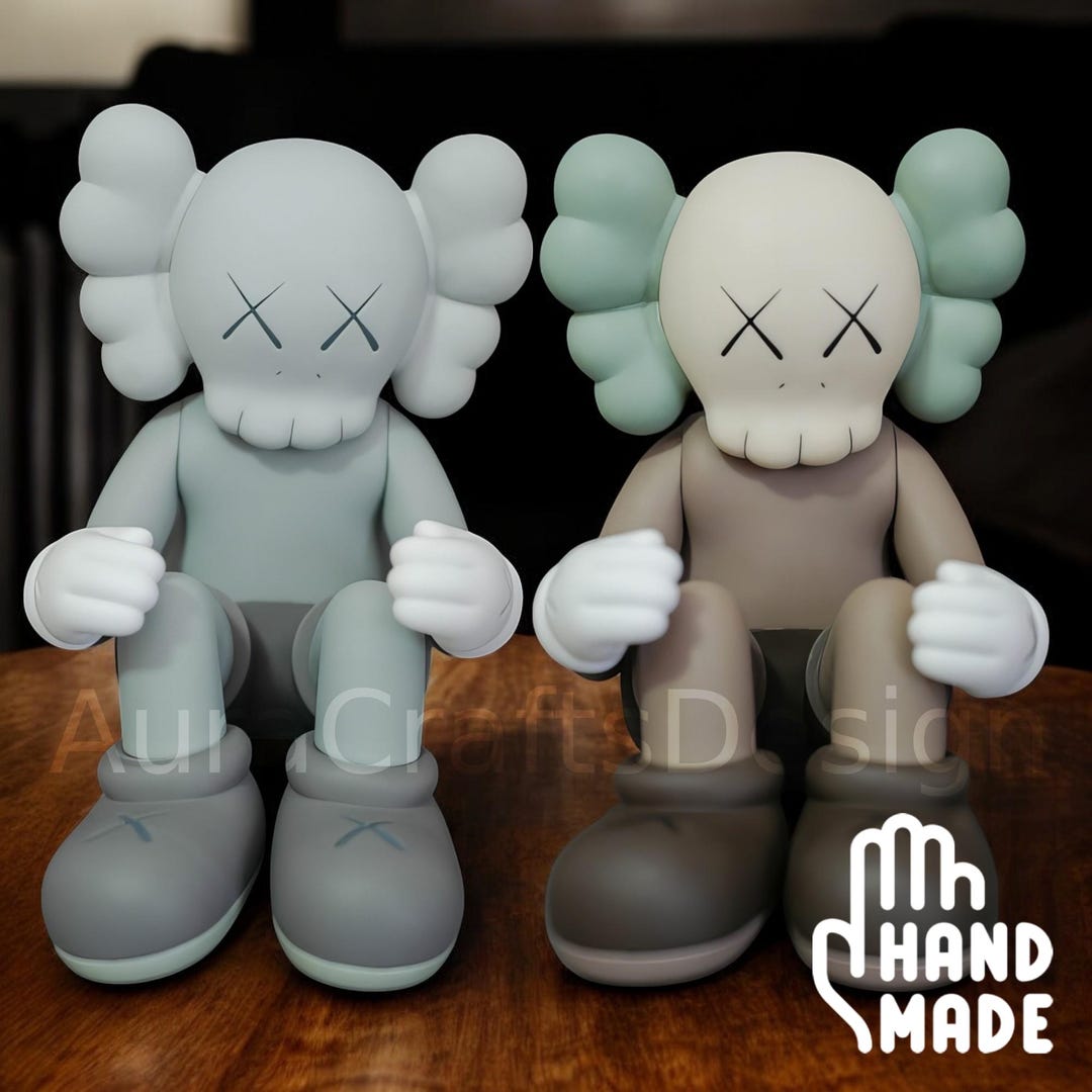 Kaws-inspired Sitting Companion Figure Hypebeast Art Toy for Desk ...