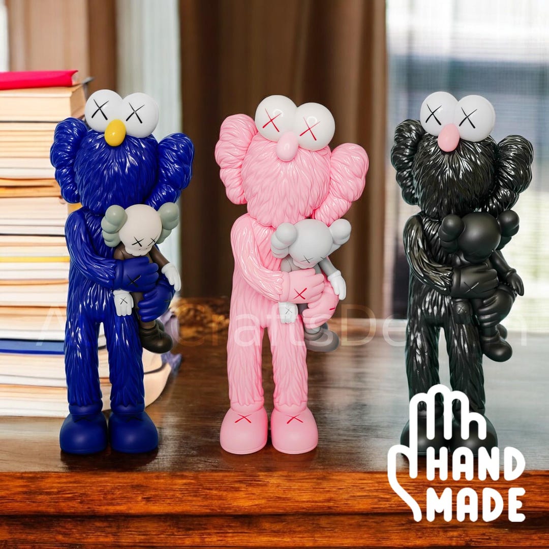 Elmo Kaws-inspired Toy Limited Edition Collectible Figure Unique Street ...