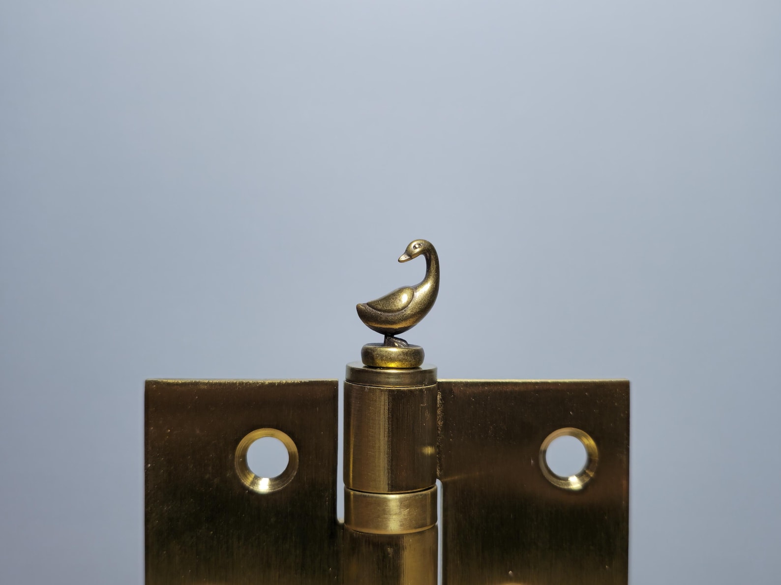 Brass Goose Hinge Head Topper, Magnetic Farmhouse Decor - Etsy