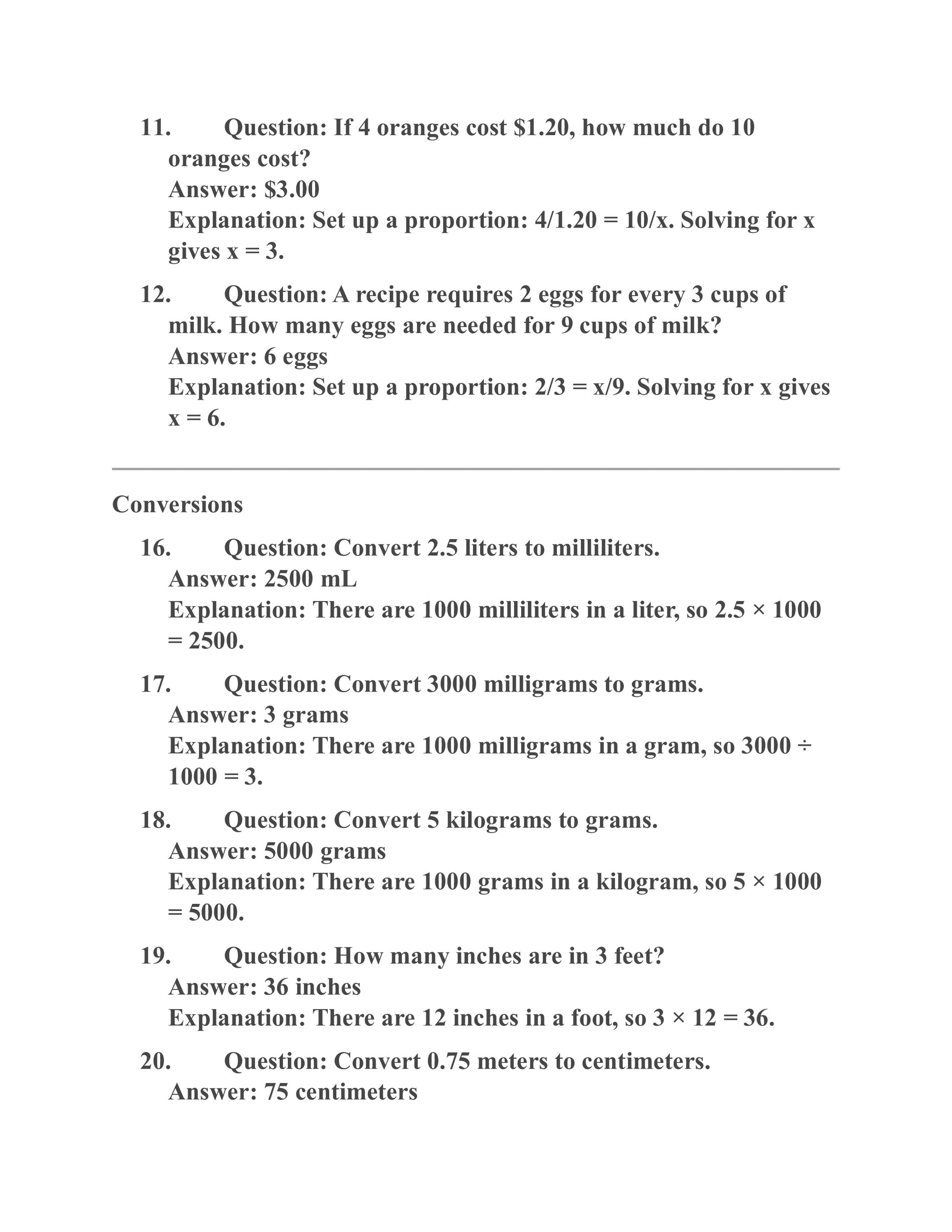 HESI A2 Math Practice Test 100 Questions - Etsy