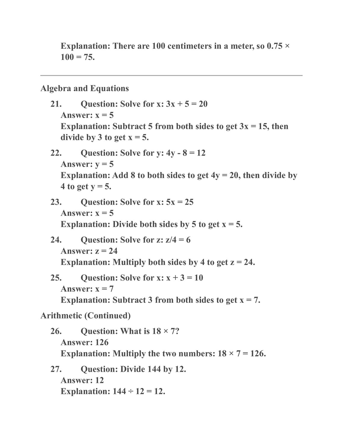 HESI A2 Math Practice Test 100 Questions - Etsy