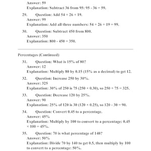 HESI A2 Math Practice Test 100 Questions - Etsy