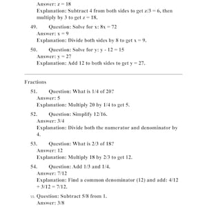 HESI A2 Math Practice Test 100 Questions - Etsy