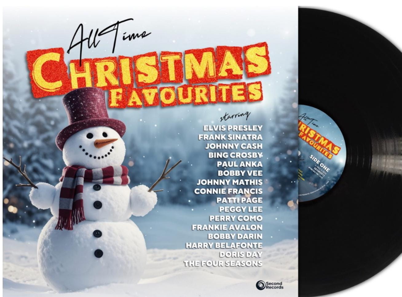 All Time Christmas Favorites - Various (black Vinyl) LP 2024 Album ...