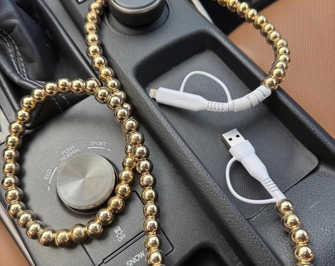 Chargers With Gold Beads