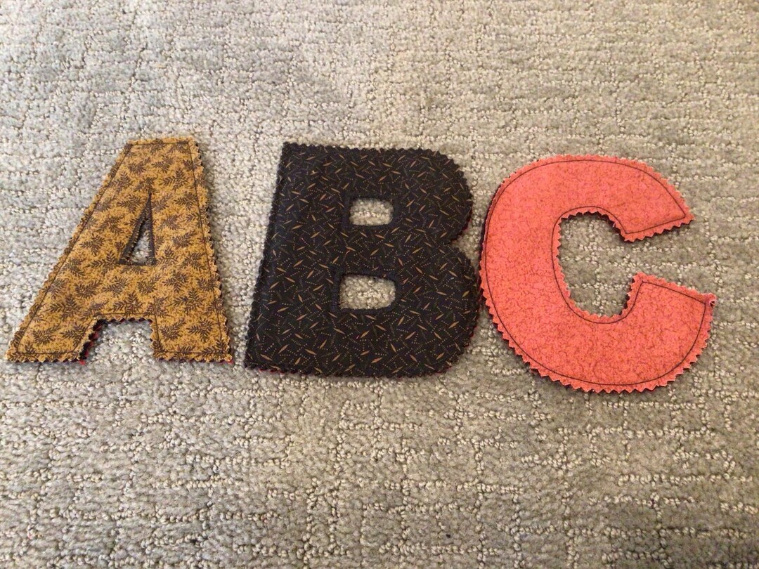 Felt Alphabet With Extra Vowels, Capital Letters, Practice Letters, 5.5 ...