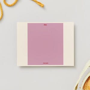 Printable & Editable Notecard Template DIY Stationery Personalized ...