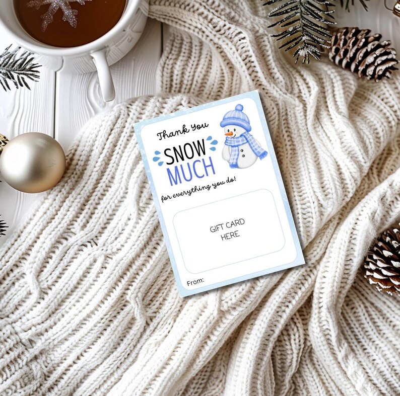 Printable Teacher Christmas Gift Card Holders, Christmas Teacher Gift ...