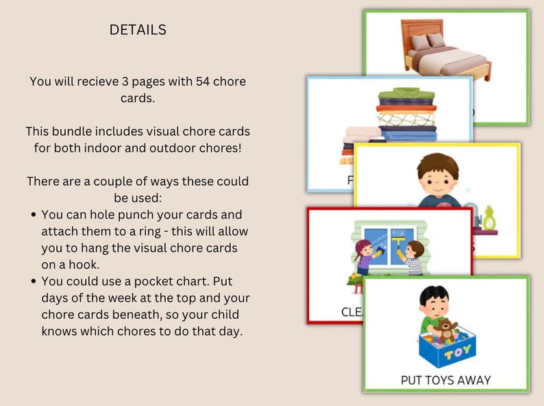Daily Routine Cards Visual Schedule, Toddler Routine Chart for Kids ...