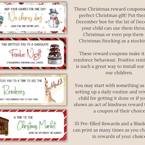 Printable Christmas Coupon Book, Christmas Coupons for Kids, Christmas ...