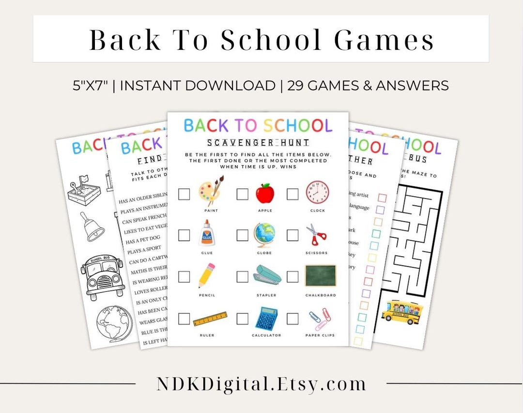 Classroom Games School | Back to School Games | Icebreaker Games ...