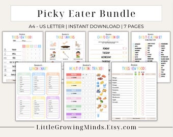 Picky Eater Chart | Fussy Eater Chart | Healthy Eating | Kids Behavior ...