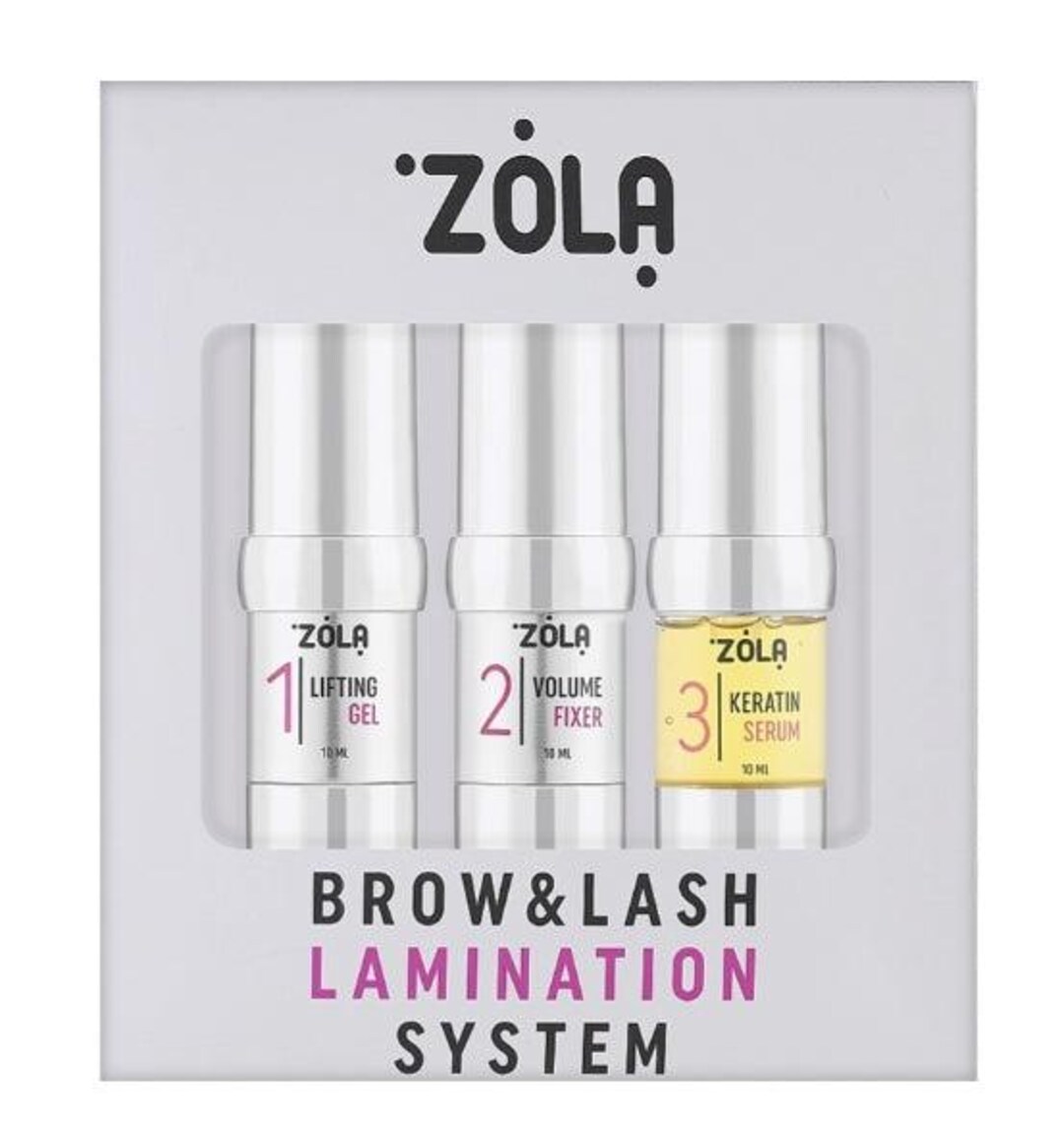 ZOLA BROW&LASH Lamination System 3 X 10 Ml - Etsy