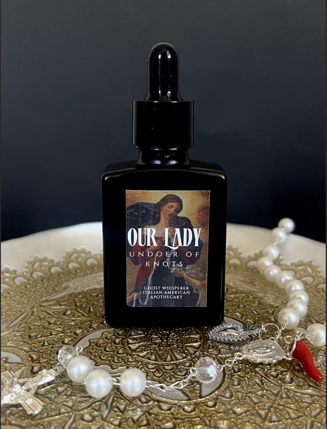 Our Lady the Undoer of Knots Oil Unbinding Magic Oil, Italian Folk Magic - Etsy