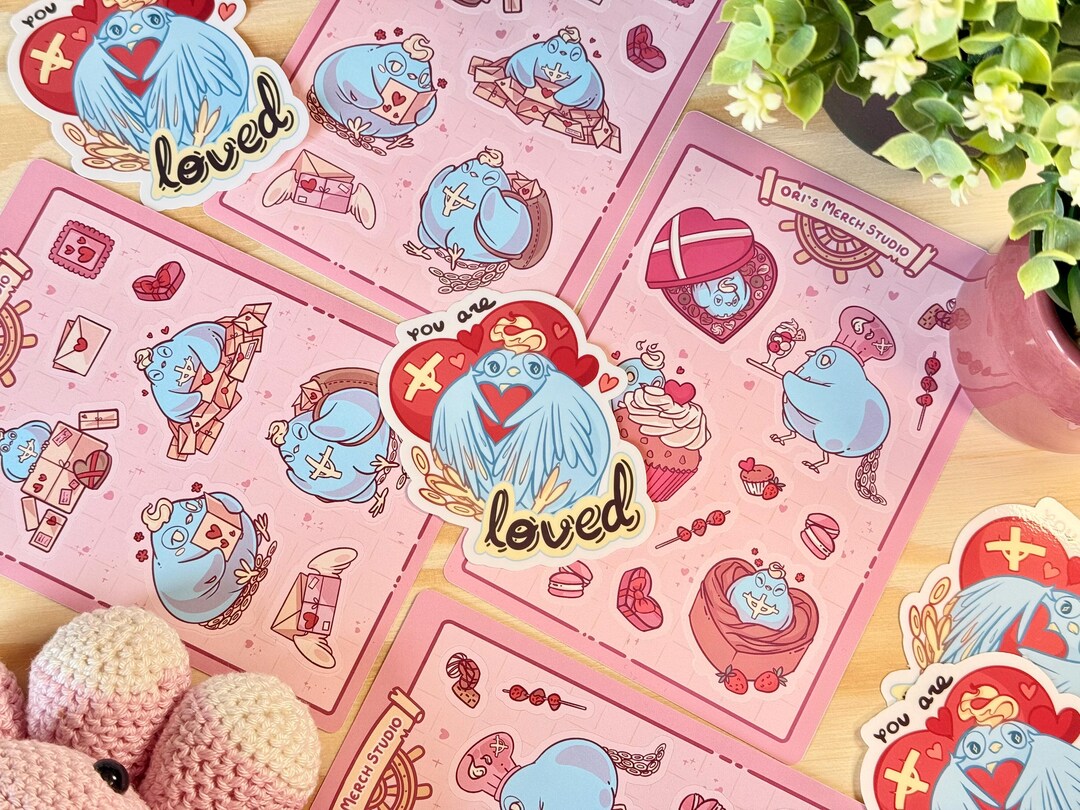 Phoenix Bird Marco Sticker Sheets | Valentine Sticker Sheets | Anime ...