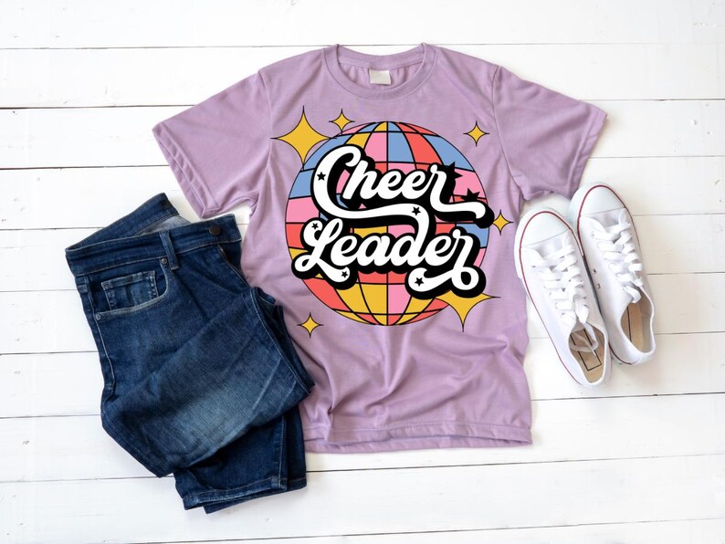 Retro Cheerleader Png | Cheerleader Png | Cheer Shirt Png | Senior ...