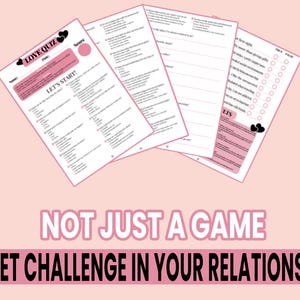 Relationship Quiz Printable - Fun Couple Game for Date Night ...