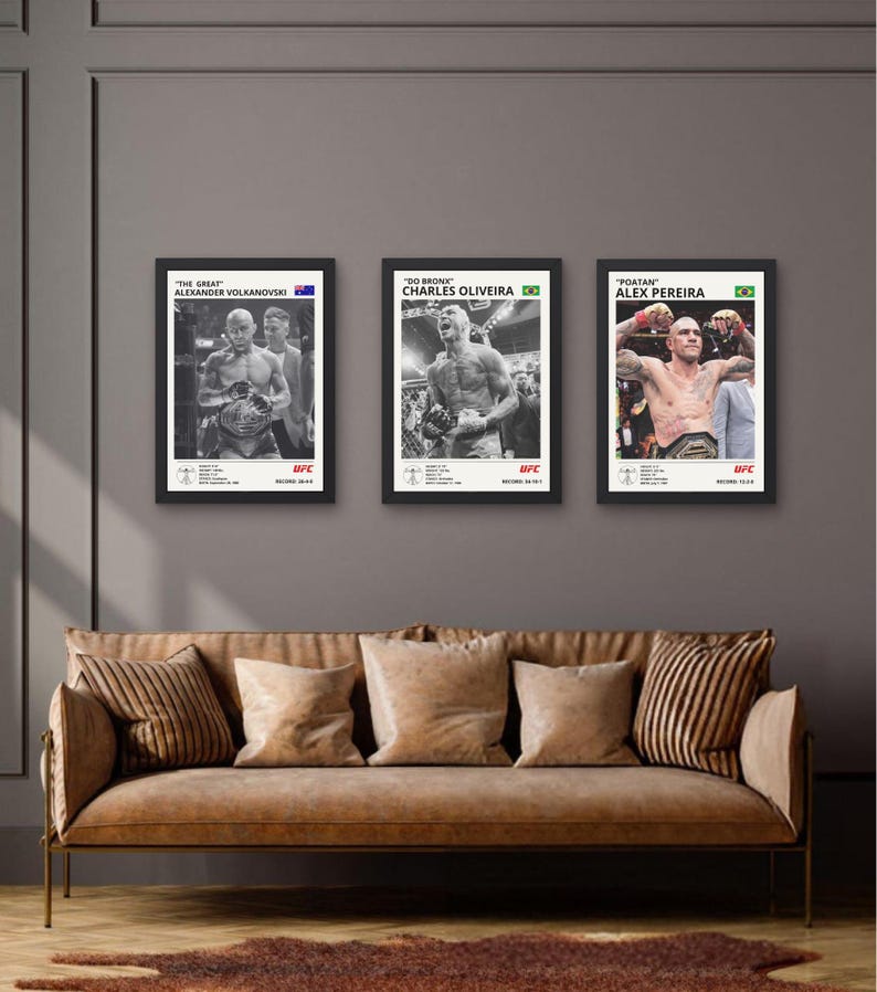 Dustin Poirier Digital Custom UFC Poster, Personalized Gift MMA Art ...