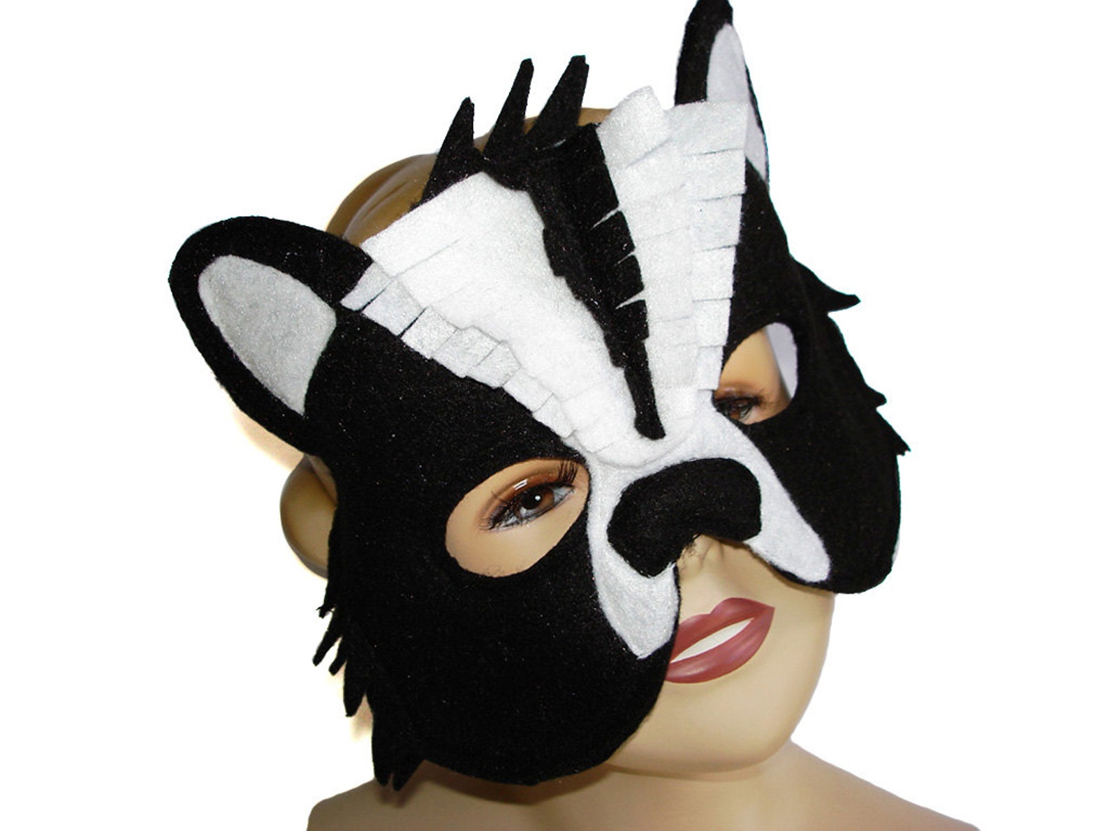 Children's Woodland Animal SKUNK Felt Mask | Etsy