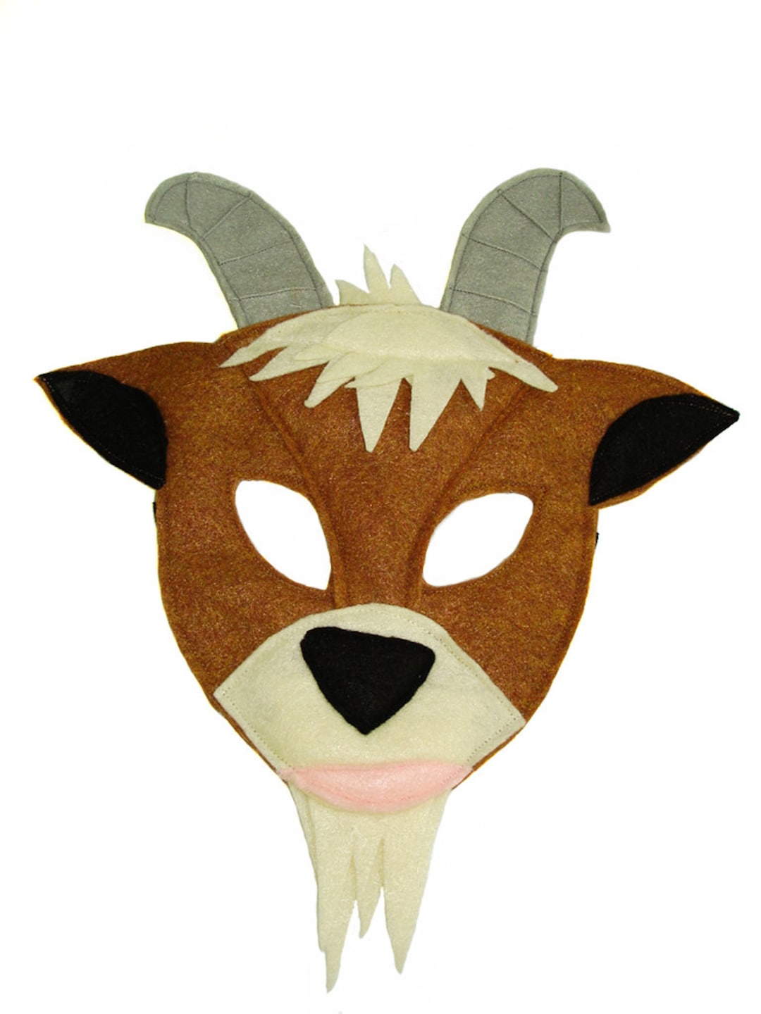 Children's GOAT Farm Animal Felt Mask - Etsy