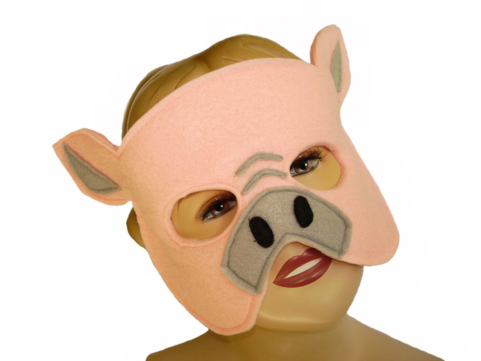 Children's PIG Farm Animal Felt Mask - Etsy