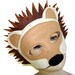 Children's Woodland Animal HEDGEHOG PORCUPINE Felt Mask - Etsy