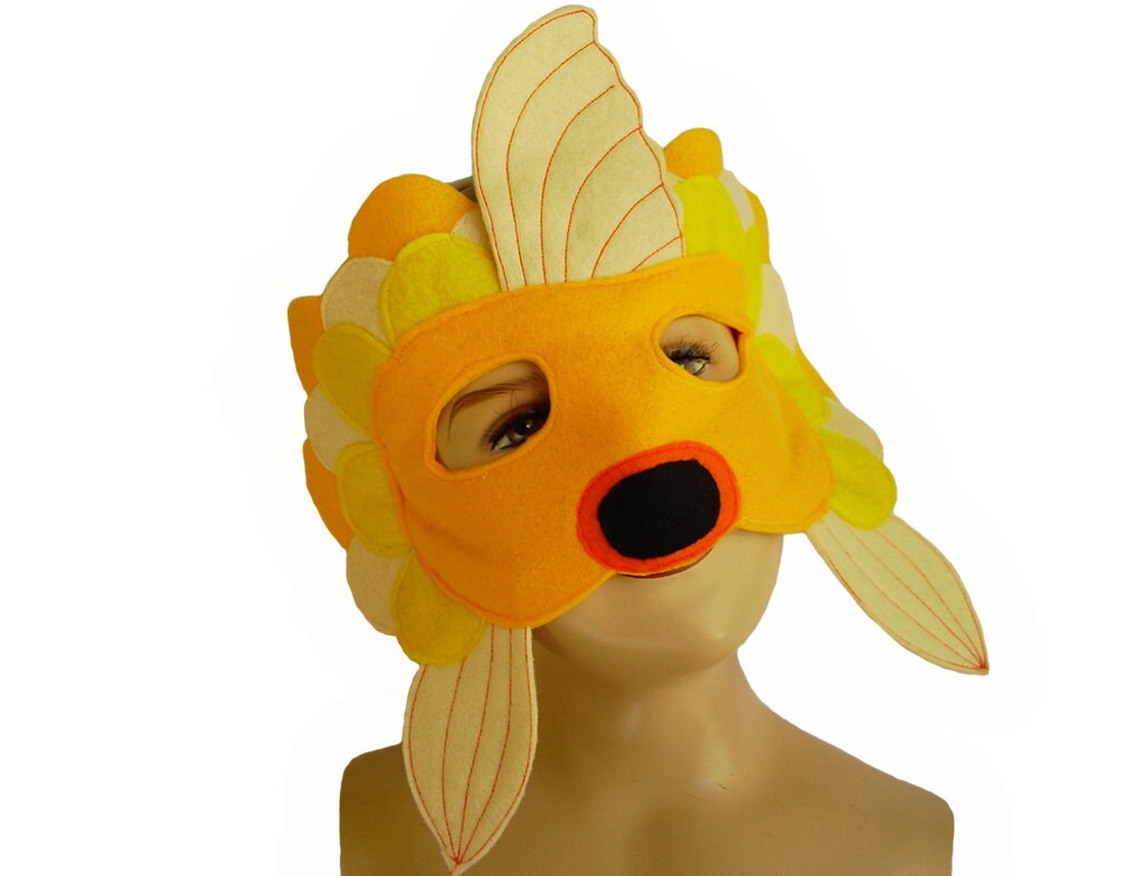 Children's GOLDFISH Felt Mask - Etsy