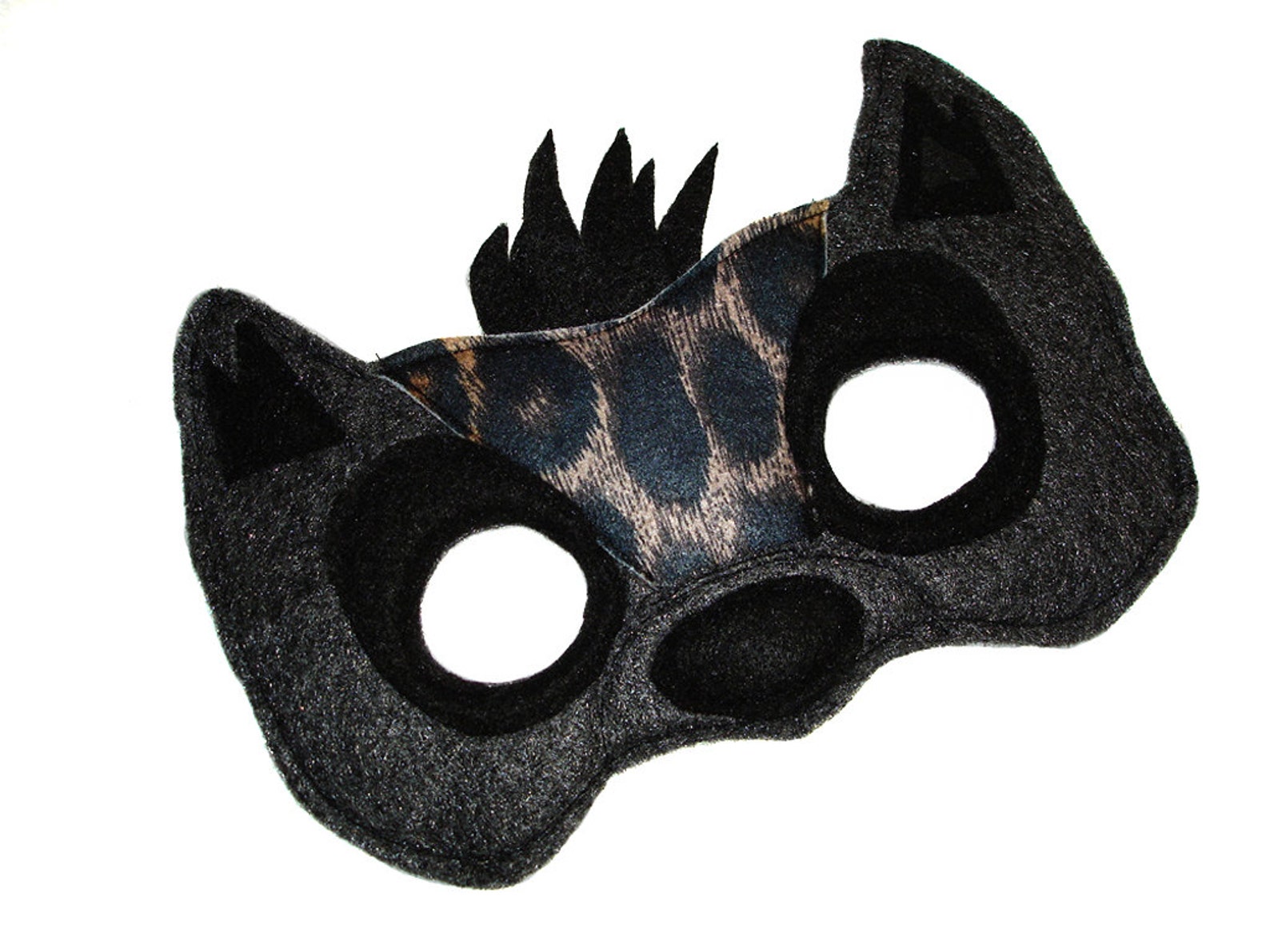 Children's Safari Animal HYENA Felt Mask - Etsy