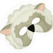 Children's SHEEP Farm Animal Felt Mask - Etsy