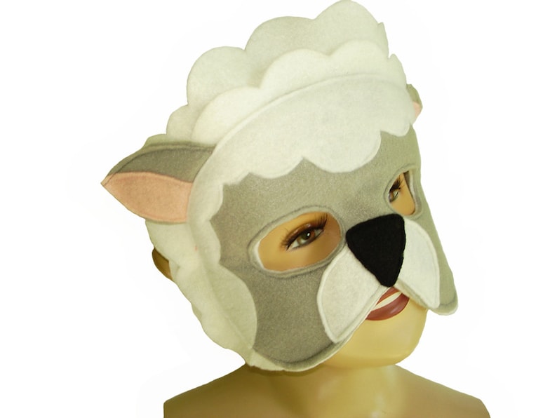 Children's SHEEP Farm Animal Felt Mask - Etsy