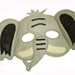 Children's Safari Animal GIRAFFE Felt Mask - Etsy