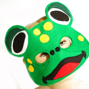 Children's Frog Felt Mask, What Does the Fox Say - Etsy