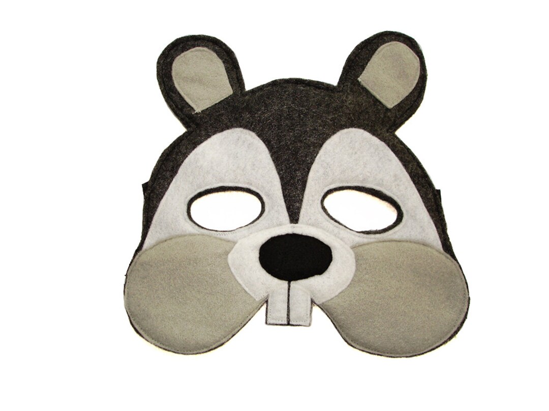 Children's Woodland Animal SQUIRREL Felt Mask - Etsy