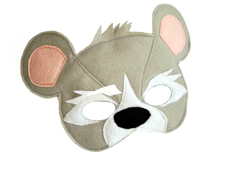 Children's MOUSE Felt Mask - Etsy