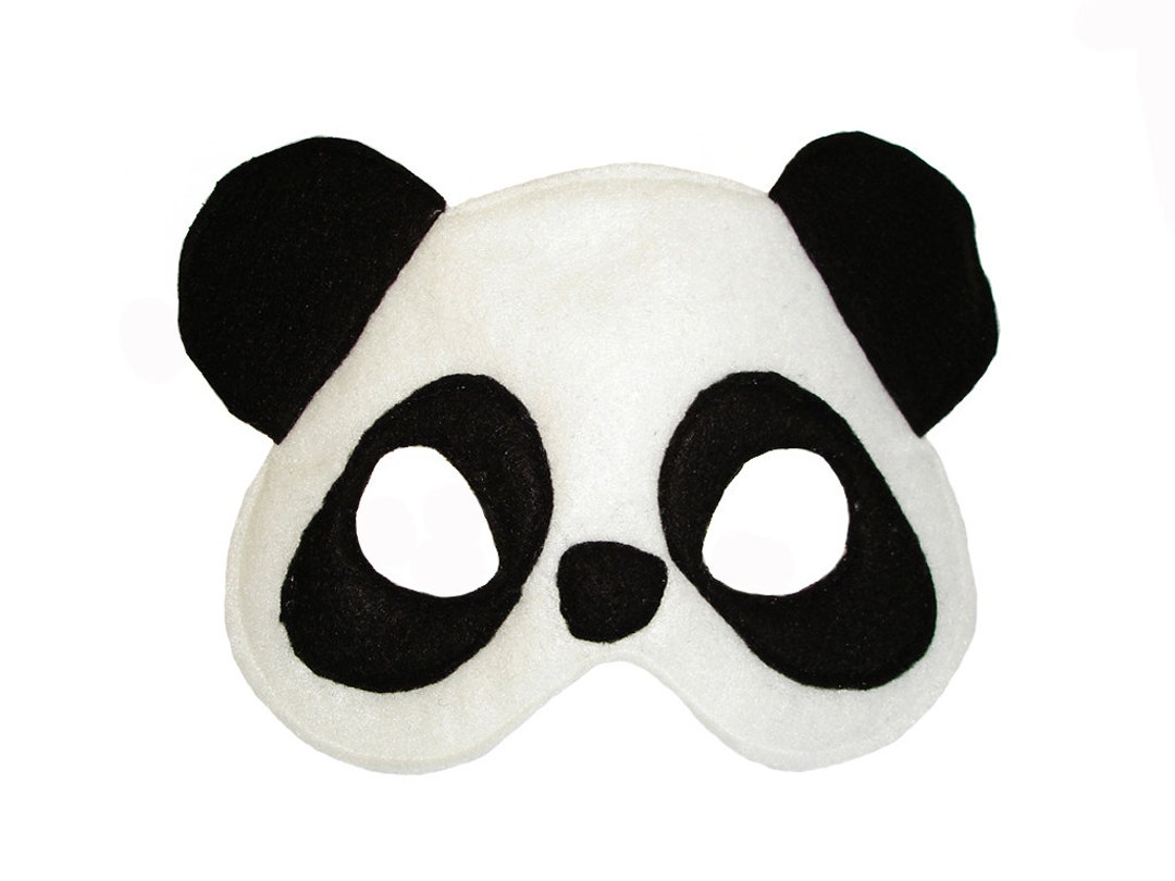 Children's Handmade PANDA Bear Felt Mask - Etsy