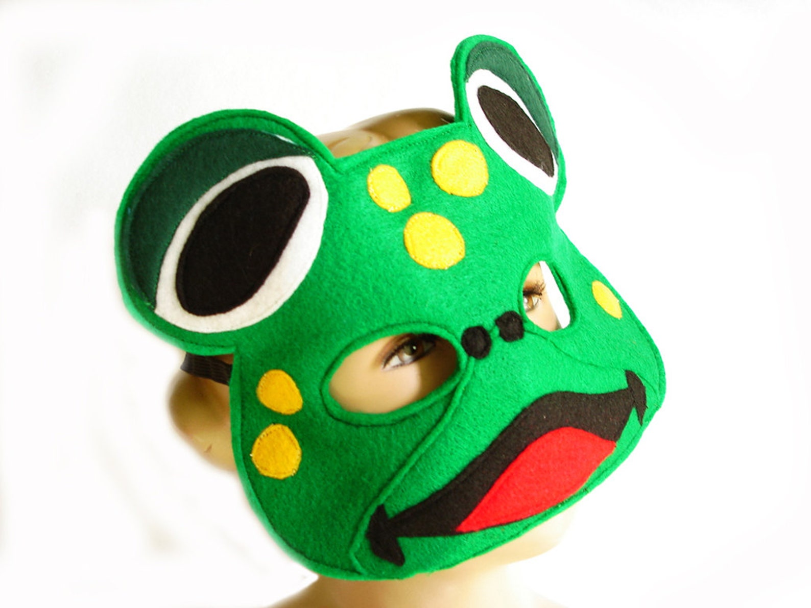 Children's Frog Felt Mask What Does the Fox Say | Etsy