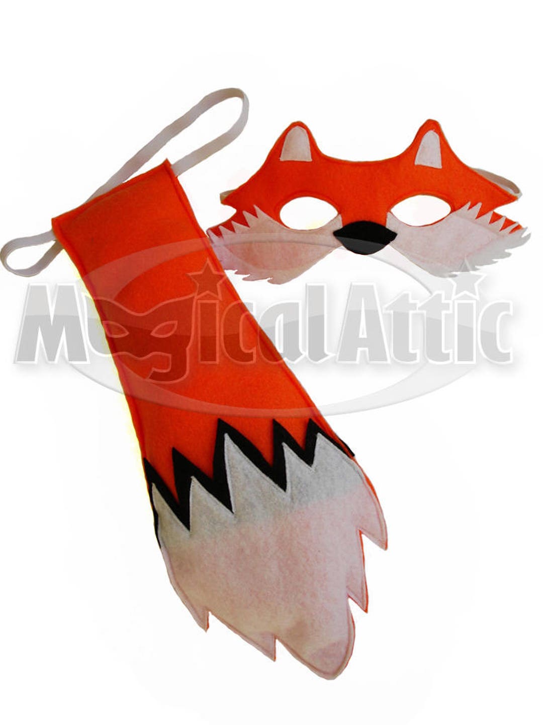 Children's Woodland Animal FOX Felt Mask and Tail Set - Etsy